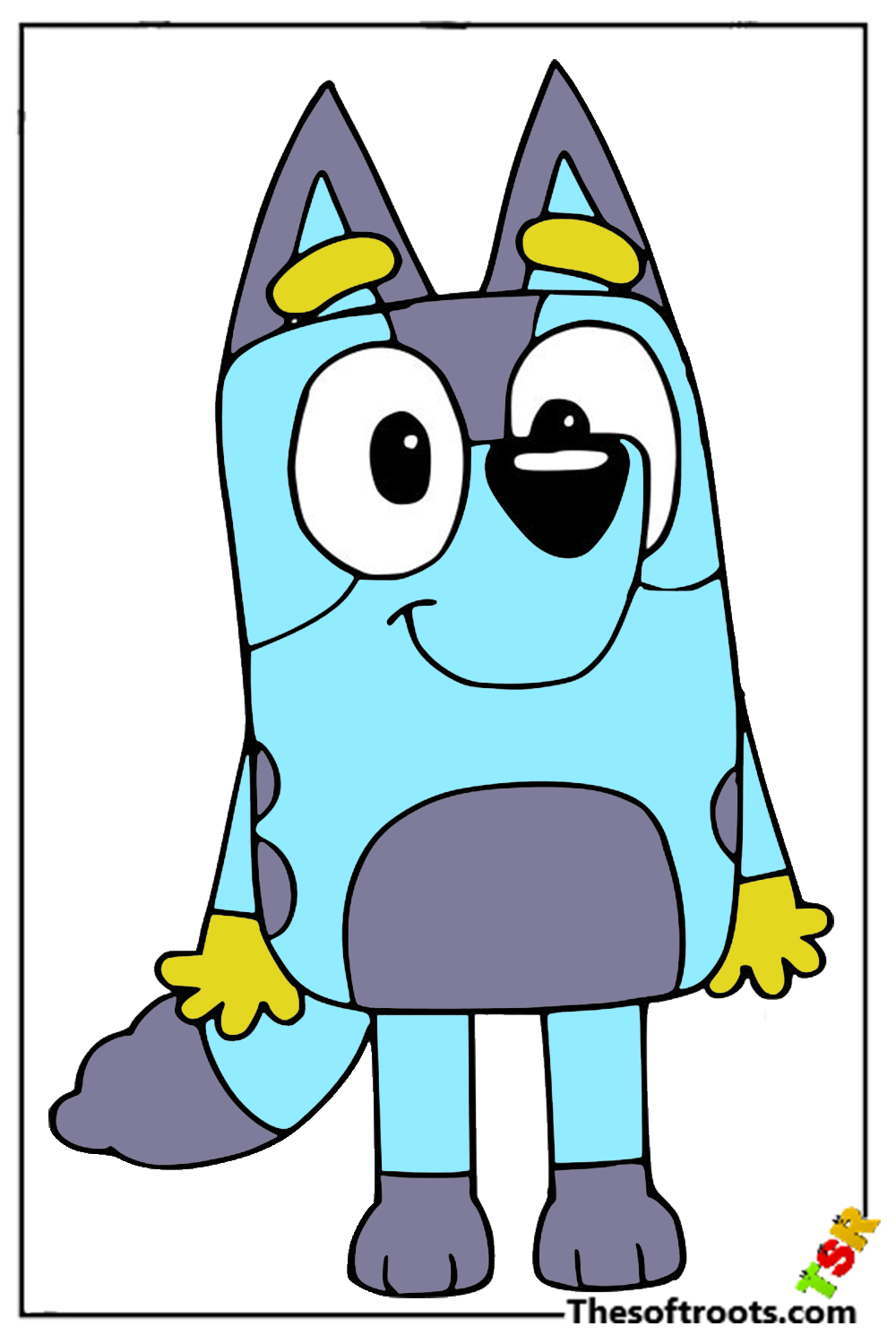 How To Draw Bluey Bluey Step By Step Drawing For Kids Vrogue co